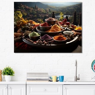 Designart "Aromatic Harmony I" Spices Wall Art - Bed Bath & Beyond ...