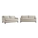 Podgorica Fabric Sofa with Down Feather Cushions - Bed Bath & Beyond ...