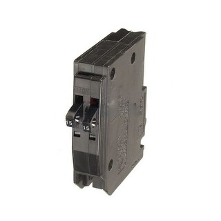 15 AMP Plastic QO Twin Breaker 120-240V Black Circuit Breaker American ...