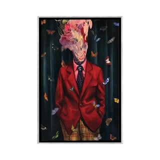 iCanvas "Pretty Fly For A Shy Guy" by Swartz Brothers Art Framed - Bed ...