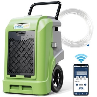 AlorAir Commercial Dehumidifier with Pump Drain Hose, 190 Pints Smart ...