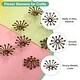 Bead End Caps Flower Stamen Metal Multi-Petal Flower Spacer Bead End ...