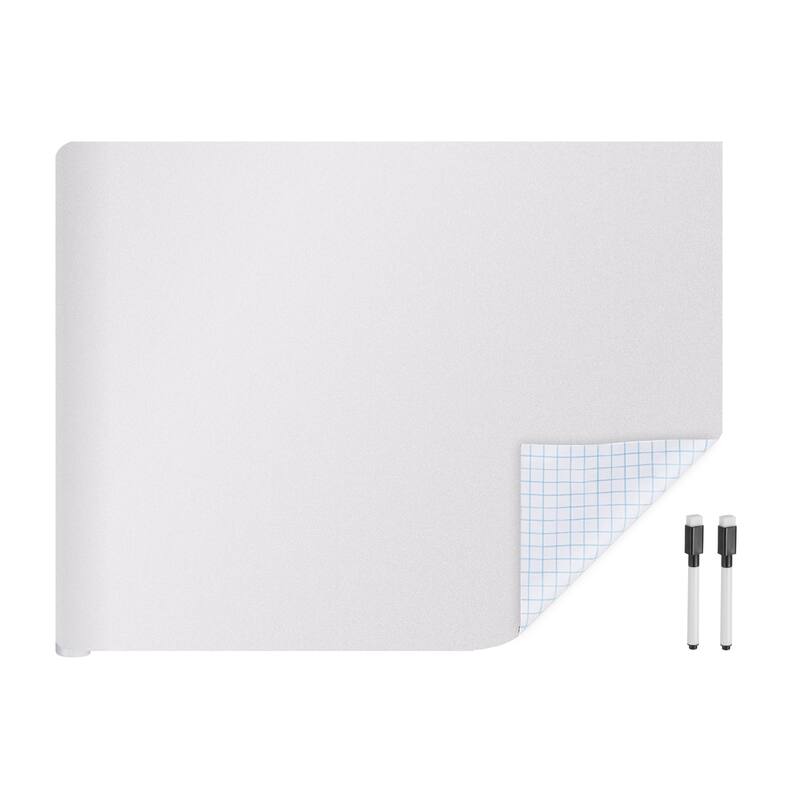 Blackboard Wall Sticker Roll Dry Erase Sticker Board White 2pcs ...