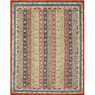 Ahgly Company Machine Washable Abstract Ginger Brown Green Area Rugs ...
