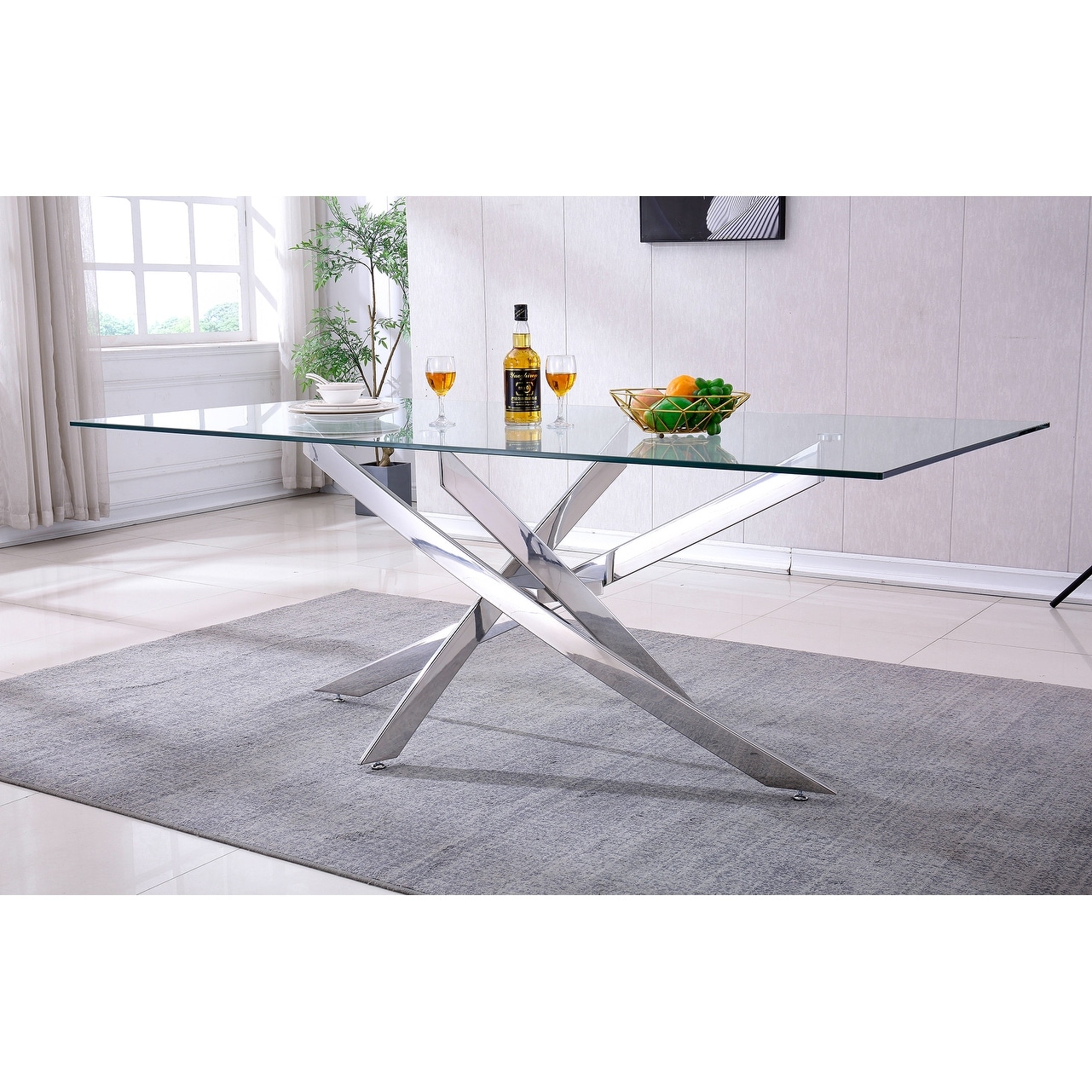 Glass, Rectangular Dining Tables - Bed Bath & Beyond