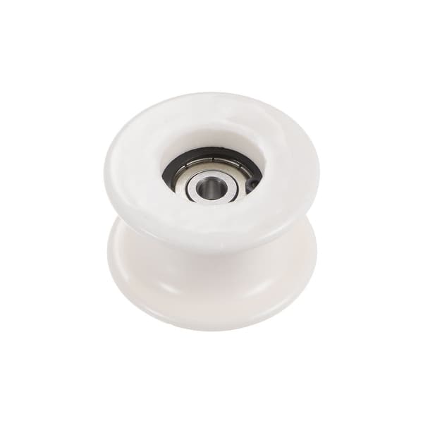 Guide Pulley Wheel Deep Groove Pulley Bearing, White - Bed Bath ...