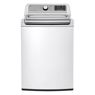 LG WT7500CW 5.2 cu. ft. Mega Capacity Top Load Washer with Turbowash ...