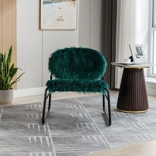 Modern Industrial Slant Armchair Accent Chair - Bed Bath & Beyond ...
