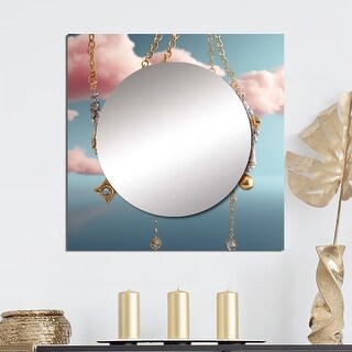 Designart "Eye Of The Beholder Surrealism I" Eye Wall Mirror ...