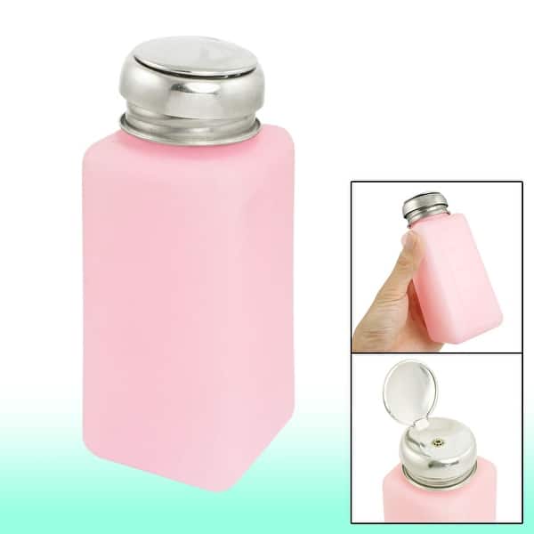 Laboratory Metal Cap Liquid Container Alcohol Bottle 8 oz - Pink - Bed ...