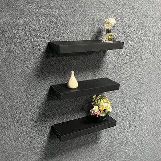 3 Pieces Floating MDF Wall Shelves - Bed Bath & Beyond - 37061876