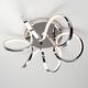 Artika Swirl Ribbon LED Flushmount, chrome - Bed Bath & Beyond - 35713560
