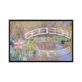 iCanvas "Bridge in Monet's Garden, 1895-96 " by Claude Monet Framed ...