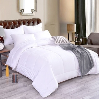 Organic Club All Season Sheep Wool Comforter W/ Noiseless Cotton Cover ...