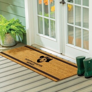 South Dakota School of Mining Monochrome Indoor/Outdoor Coir Door Mat ...