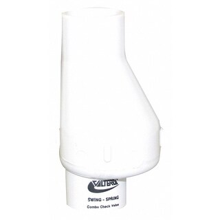 Valterra Spring Swing Check Valve,PVC,1",Slip 200-10 - 1 Each - 1 ...