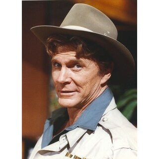 Steve Forrest wearing Cowboy Hat Close Up Portrait Photo Print - Bed ...