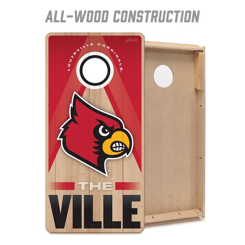 Louisville Cardinals NCAA 2x4 Professional Cornhole Board Set ...