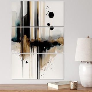 Designart "Abstract Transitional Modern Shapes I" Modern Shapes ...