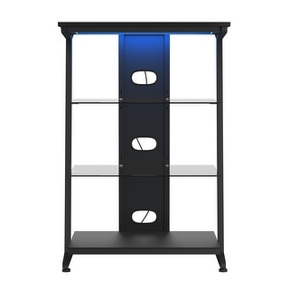 4-Tier Console Storage Modern Display Shelving Unit Desk Setup ...