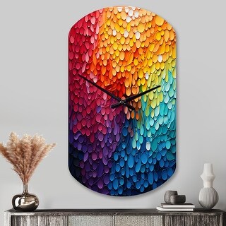 Designart - Hardedge Art Contrasting Cadence I - Hard Edge Painting ...