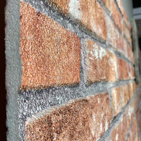 red brick wall cladding