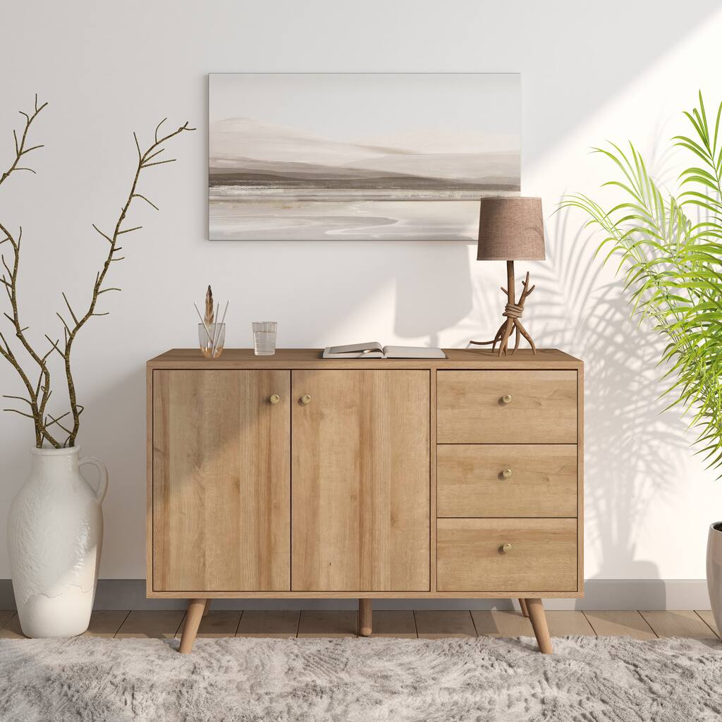 Gordon KD Sideboard 3 Drawers 2 Doors - Overstock - 34645934