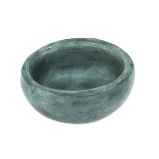 NOVICA Artisan Handblown Barro Negro Tequila Cup Mexican Black Ceramic ...