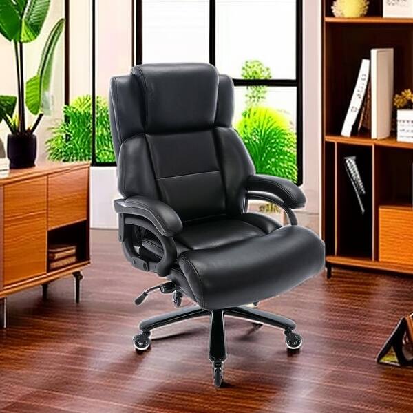 Office Chair with Adjustable Lumbar Support High Back Executive ...