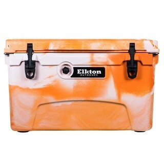 Elkton Outdoors 45 Quart Ice Chest With High Performance Commercial ...