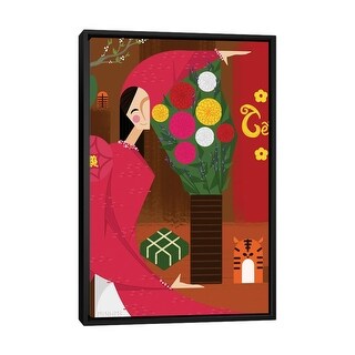 iCanvas "The Flowers Of Tet" by Le Minh Framed - Bed Bath & Beyond ...