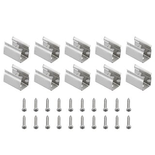 40pcs LED Strip Light Clips, Mounting Bracket Fixing Clips with Screws ...