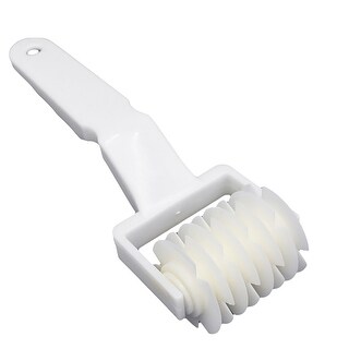 Kitchen Plastic Dough Roller Knife Pie Pizza Cookie Cutter Pastry Baking Tools - White - Bed ...