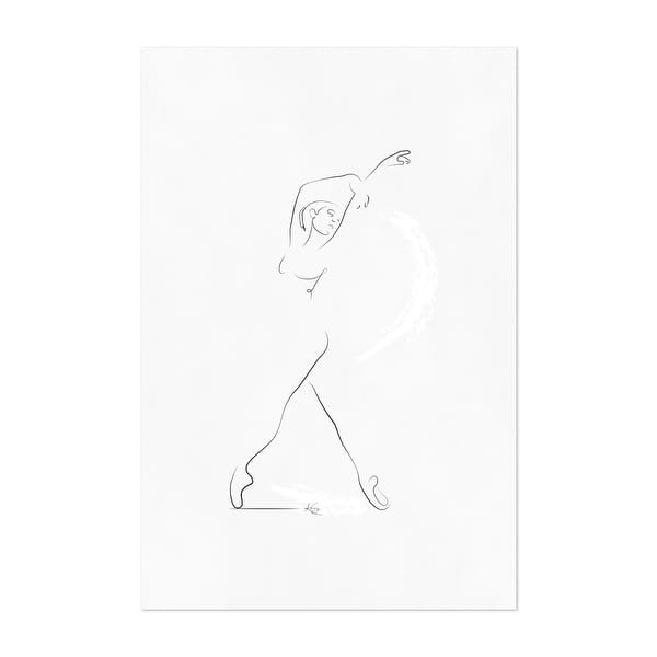 Reminisce Dancer Line Drawing Line Drawings Ballet Art Print/Poster ...