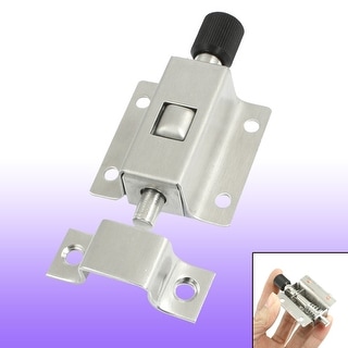 Stainless Steel Spring Loaded Push Button 7cm Long Door Latch Bolt ...