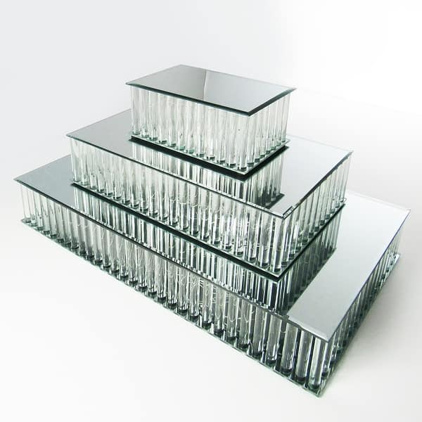 mirrored display stand