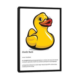 iCanvas "Duckface Definition" by James Lee Framed - Bed Bath & Beyond ...