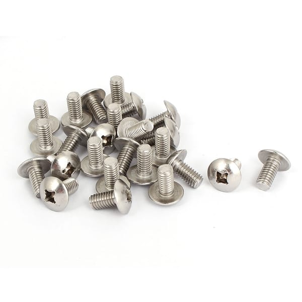 Stainless Steel Truss Phillips Head Machine Screws 25pcs - Bed Bath ...