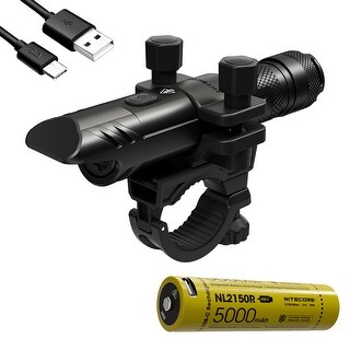 Nitecore BR25 1400 Lumen Ultra-Bright Rechargeable Bike Light - Bed ...