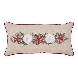 Starfish Garland Pillow - Bed Bath & Beyond - 43153944