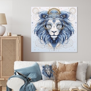 Designart "Leo Zodiac Sign" Astrology Metal Wall Decor - Bed Bath ...
