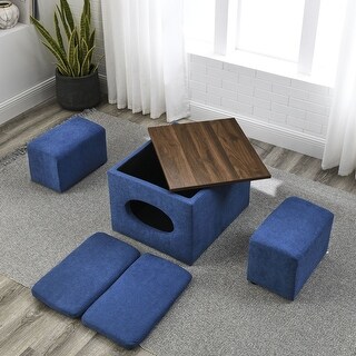 Hollow Storage Ottoman ,Waterproof, Oil-proof, Scratch-proofottoman ...