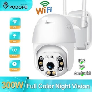 1080P Security Camera 3MP WIFI Outdoor PTZ Speed Dome Wireless IP ...