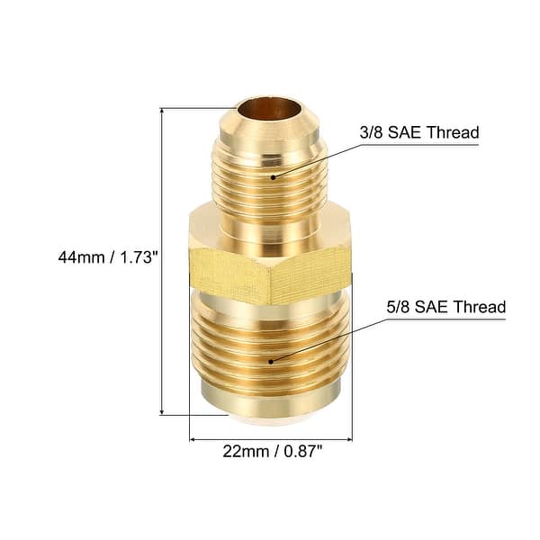 SAE Male Tube Coupler, Pipe Fitting Thread Gas Adapter Flare Connector ...