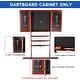 GSE™ 10-Cue Wall Mounting Billiard Cue Rack & Dart Board Cabinet ...
