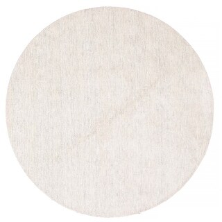 ECARPETGALLERY Hand Loomed Pearl Blue Silk, Wool Rug - 8'0 x 8'0 - Bed ...