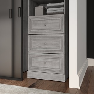 Versatile 3 Drawer Set for 25W Closet Organizer by Bestar - Bed Bath ...