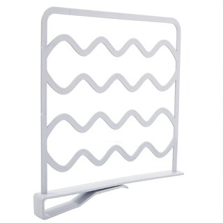 Shelf Divider Layered Adjustable Wavy Shape Lightweight Wardrobe ...