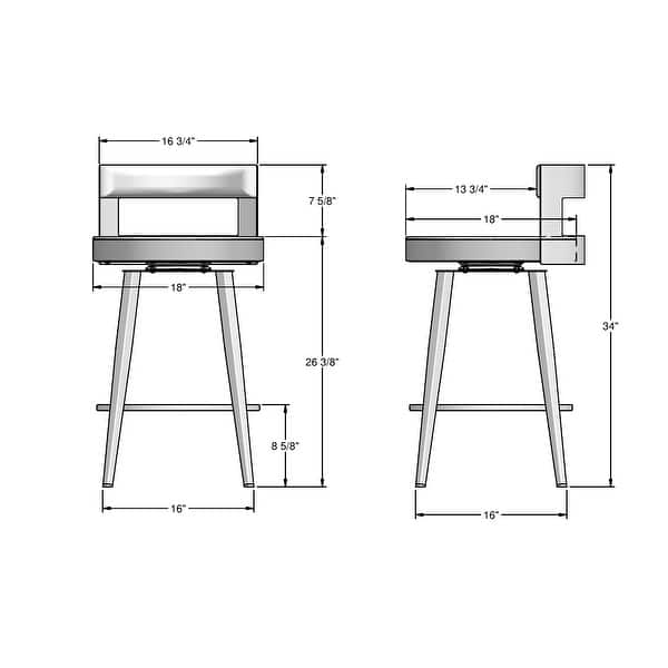 Amisco Paramont Swivel Counter and Bar Stool - Bed Bath & Beyond - 31820079