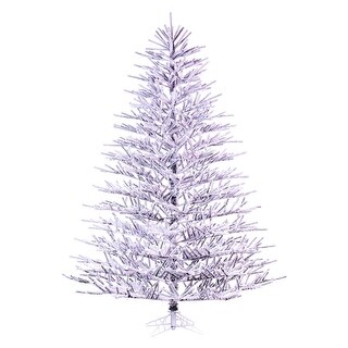 Vickerman 9' x 73" Flocked Pistol Pine Artificial Unlit Christmas Tree ...
